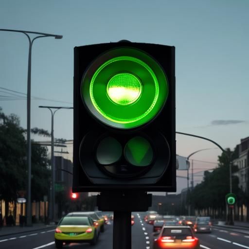 Traffic light - AI Generated Artwork - NightCafe Creator
