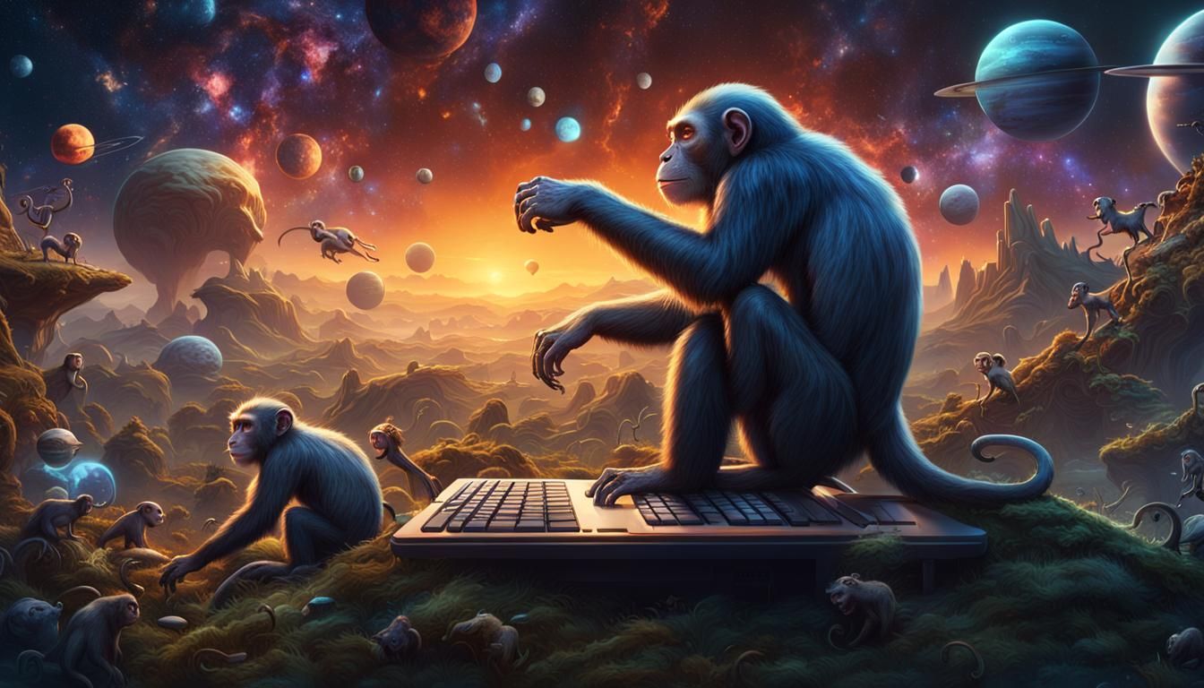 Monkey - AI Generated Artwork - NightCafe Creator