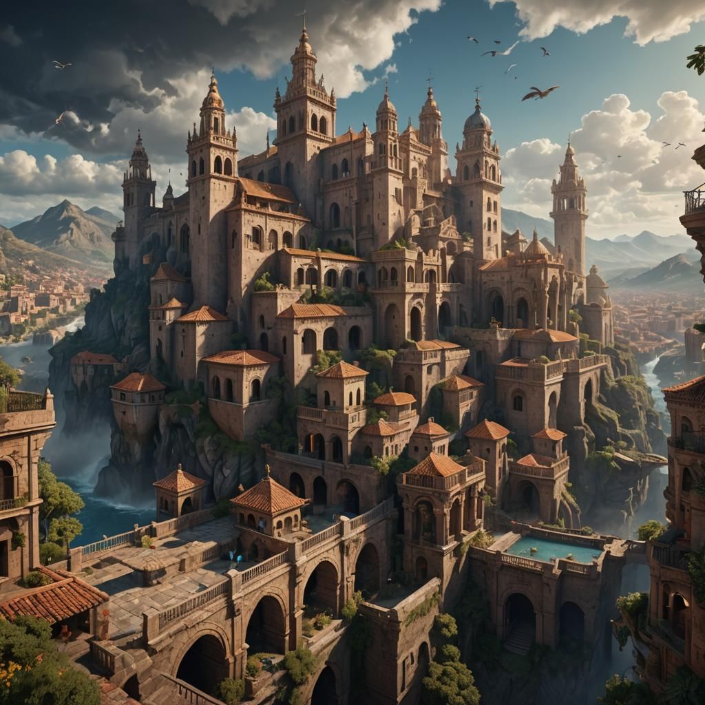 Castle - AI Generated Artwork - NightCafe Creator