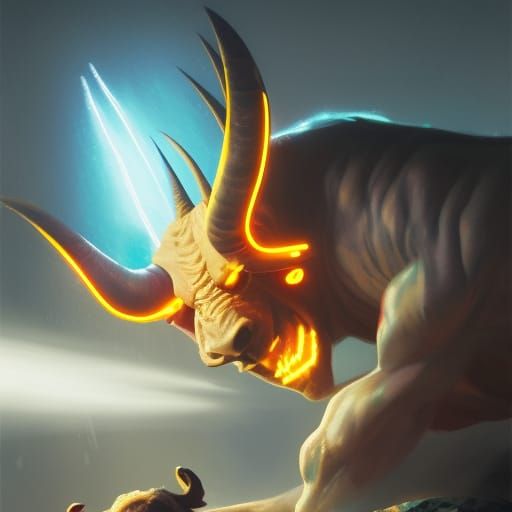 Taurus Wrath - AI Generated Artwork - NightCafe Creator