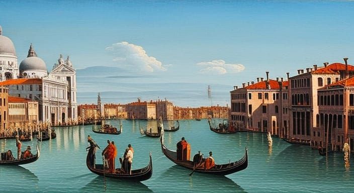 View of Venice - AI Generated Artwork - NightCafe Creator