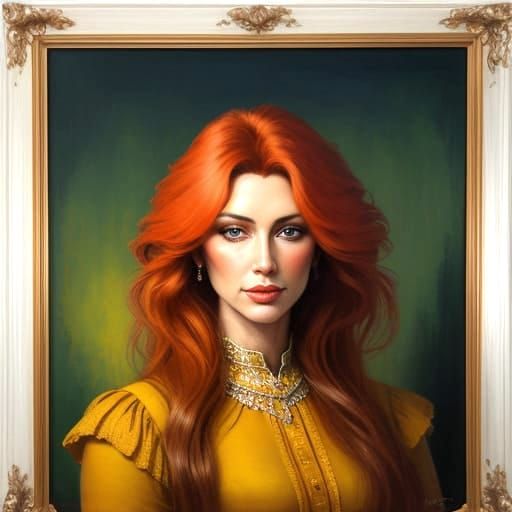 Vibrant Oil Painting of Opposing Colors in Finesse - AI Art