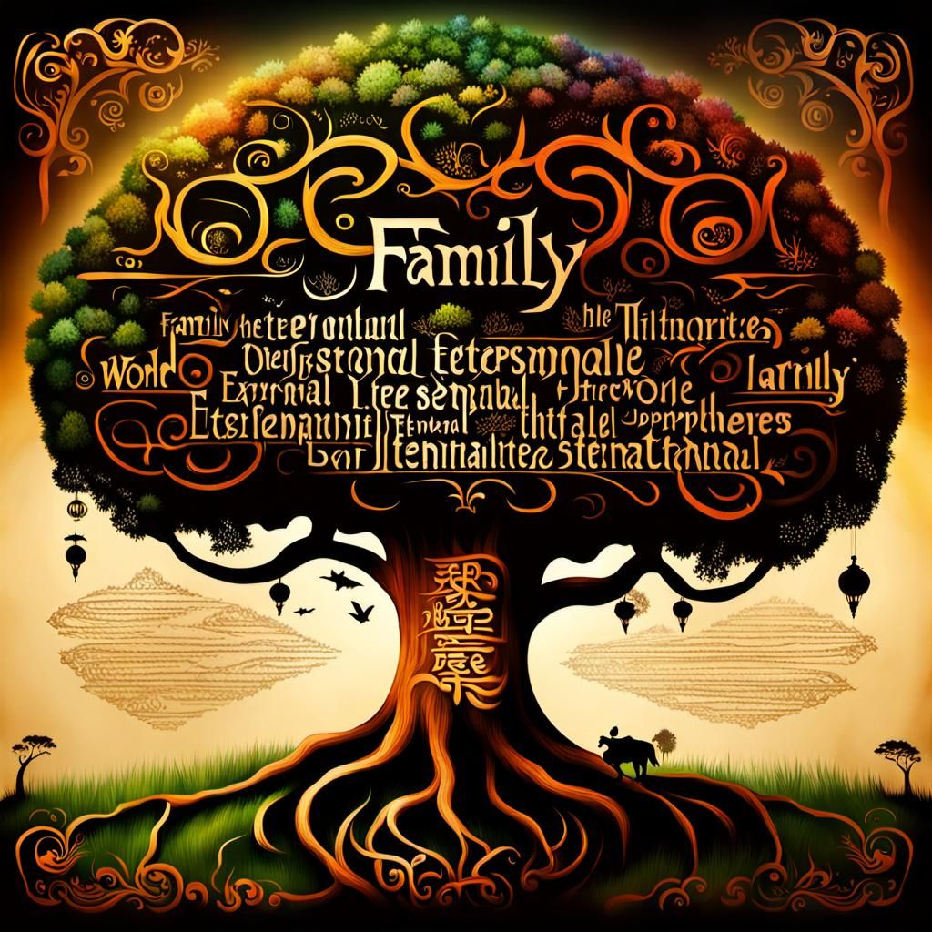 Family Tree - AI Generated Artwork - NightCafe Creator