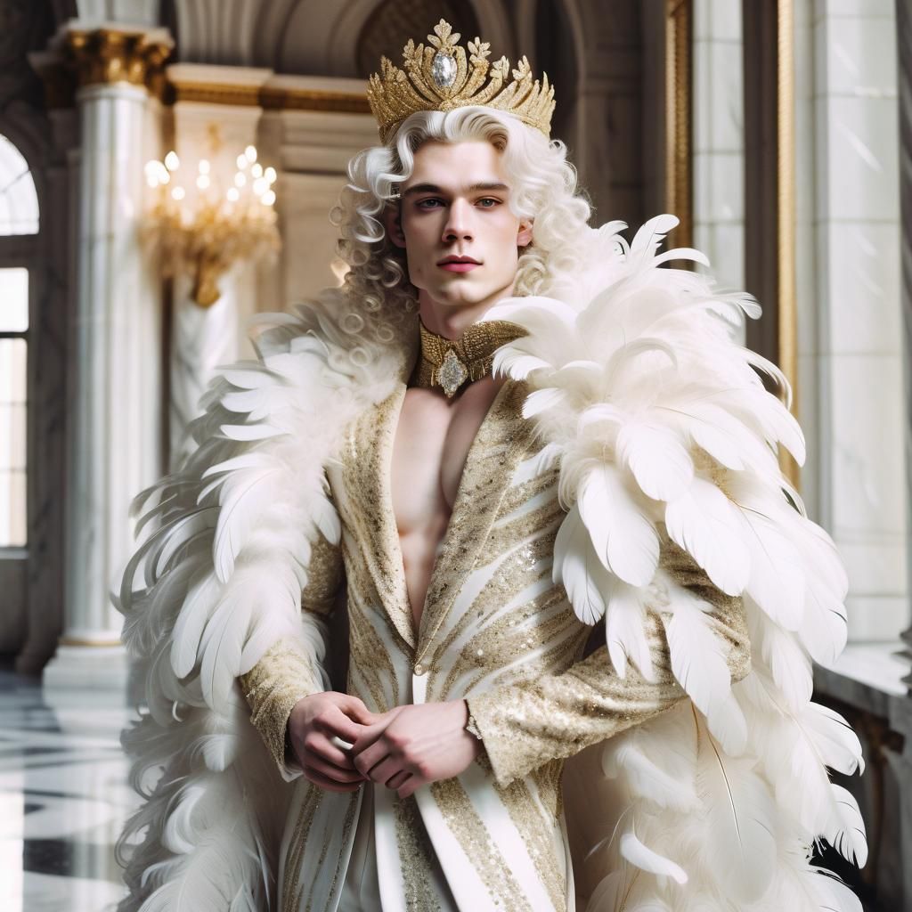 Feather prince - AI Generated Artwork - NightCafe Creator