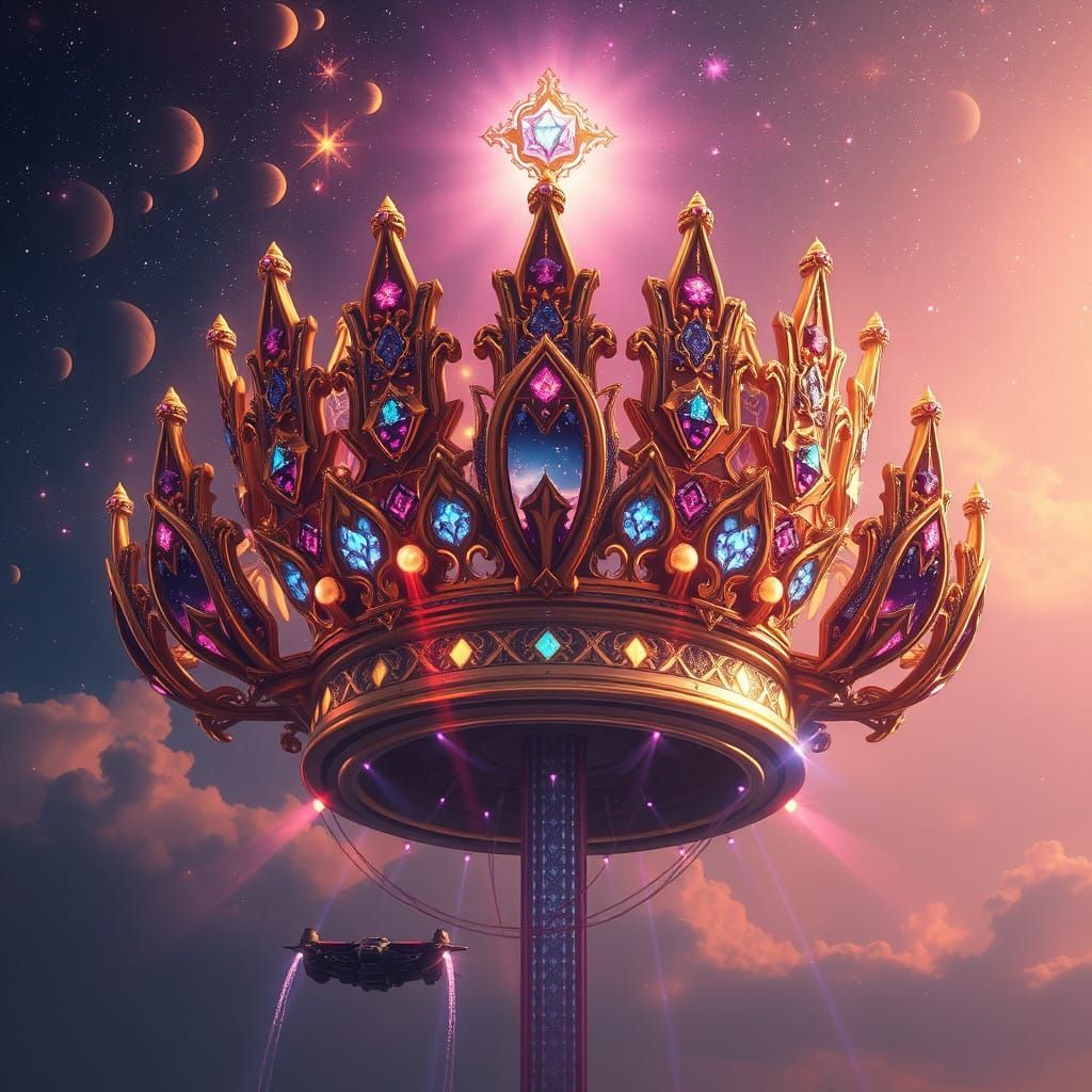 Radiant Crown of Unity and Purpose - AI Art
