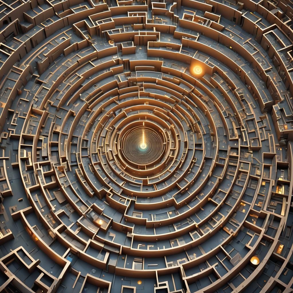 Labyrinth - AI Generated Artwork - NightCafe Creator
