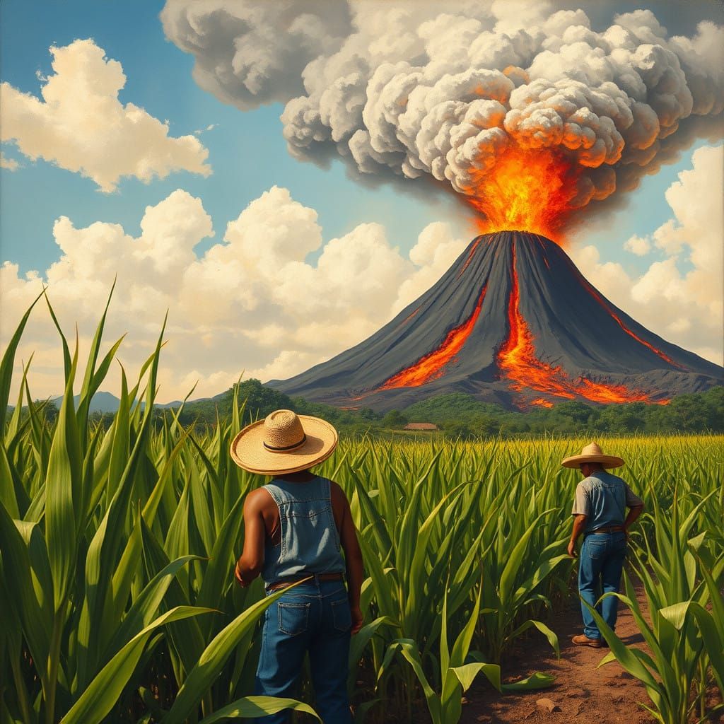 1943: Paricartin Volcano is Born and Rises in the Middle of a Cornfield