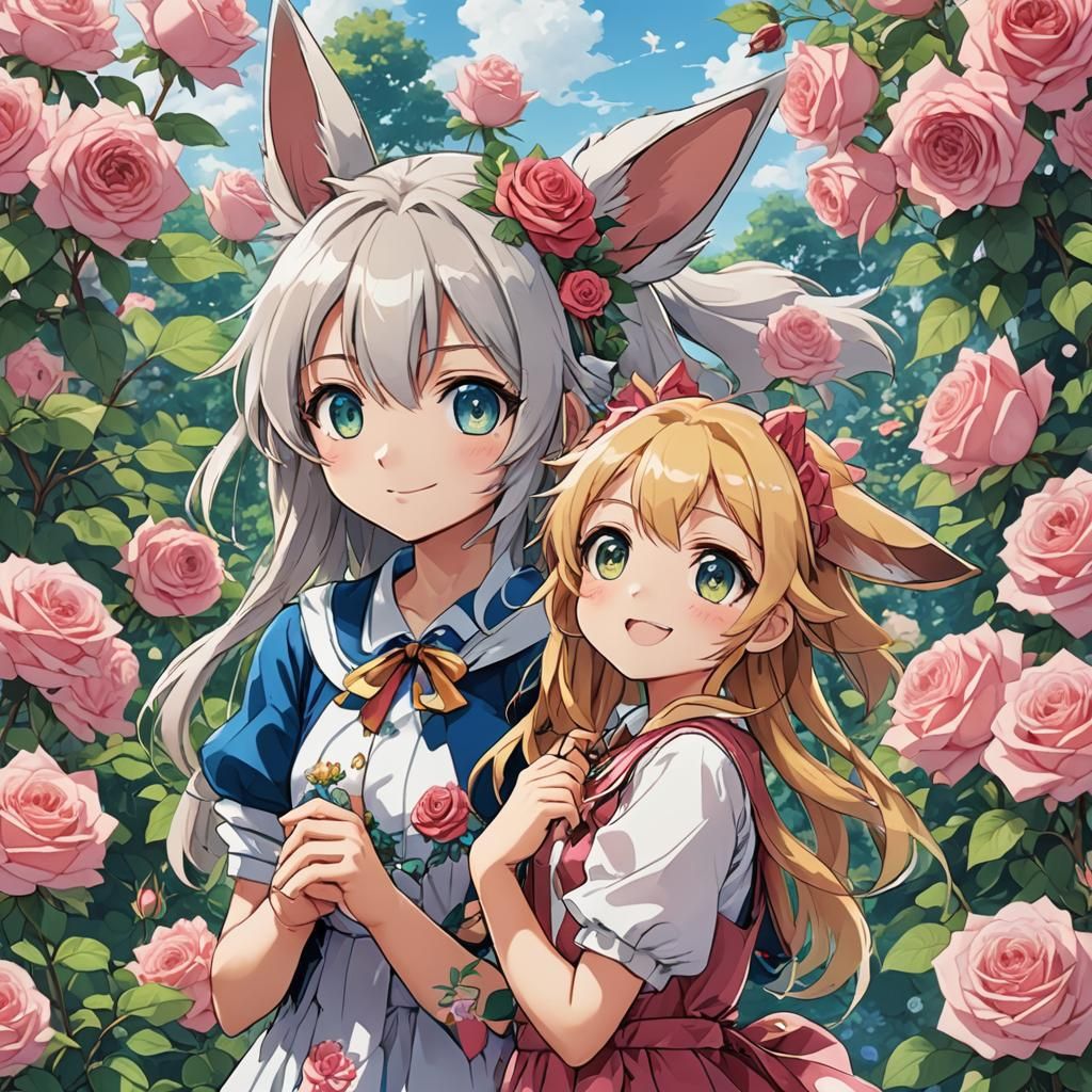 Alice in kemonomimiland - AI Generated Artwork - NightCafe Creator