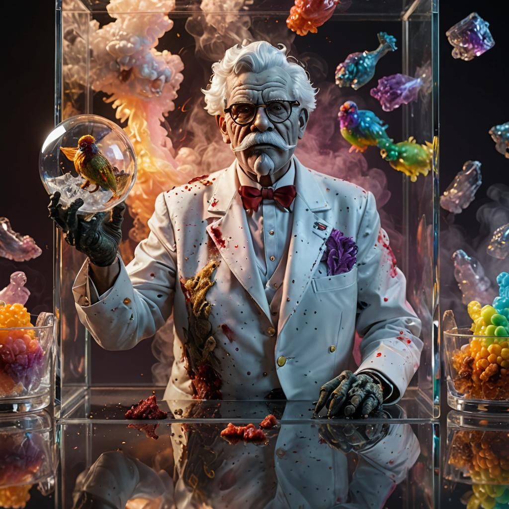 Colonel Sanders (Zombie Collection) - AI Generated Artwork - NightCafe ...