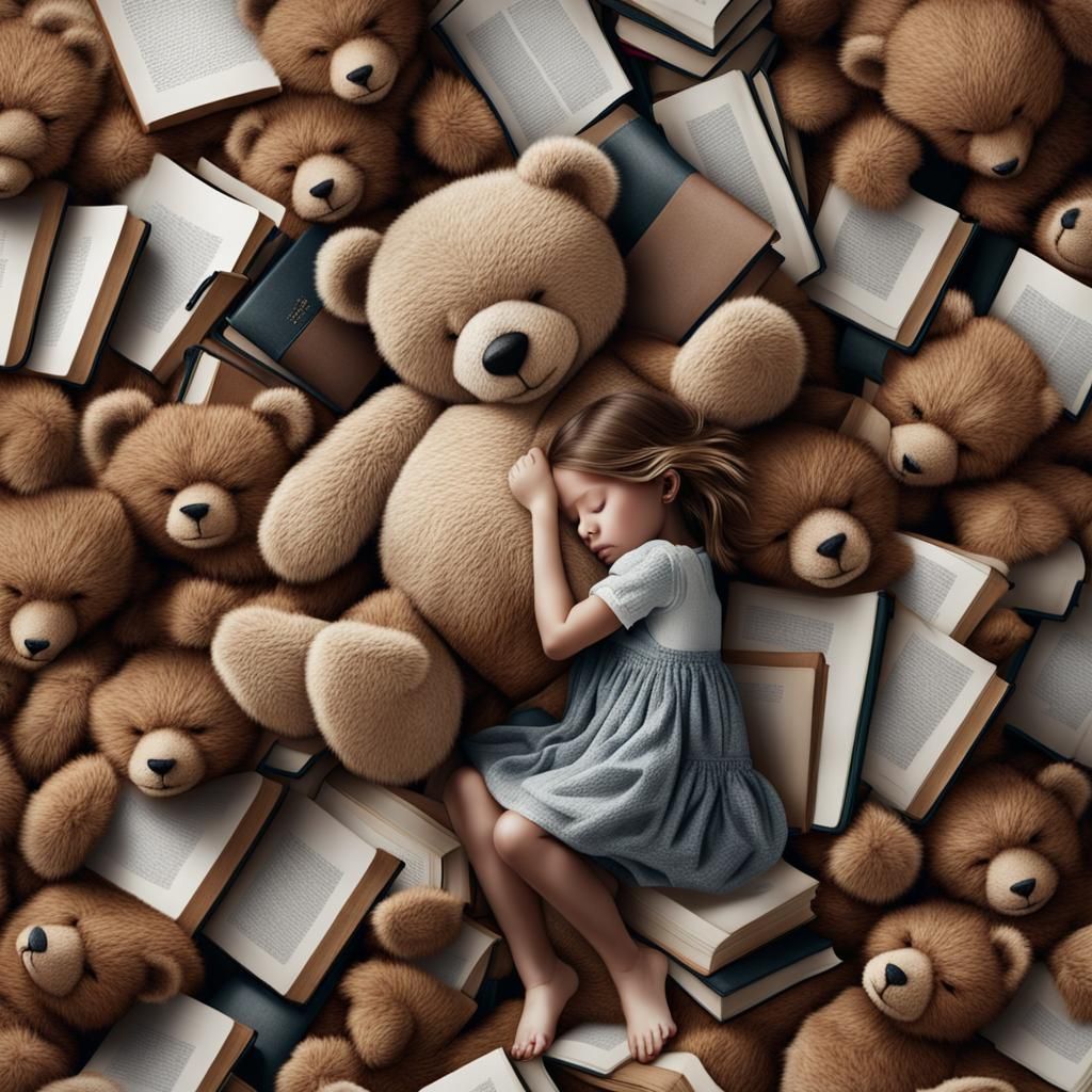 Teddy Will keep you safe. - AI Generated Artwork - NightCafe Creator