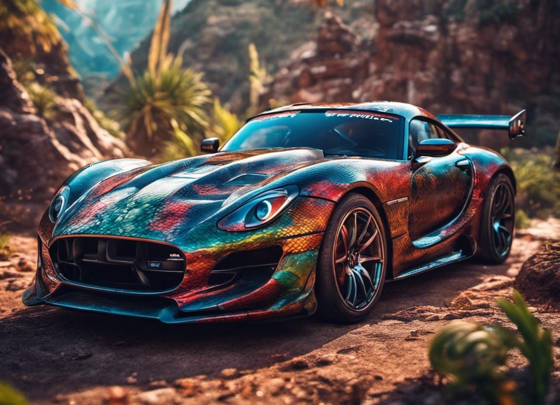Snake car - AI Generated Artwork - NightCafe Creator