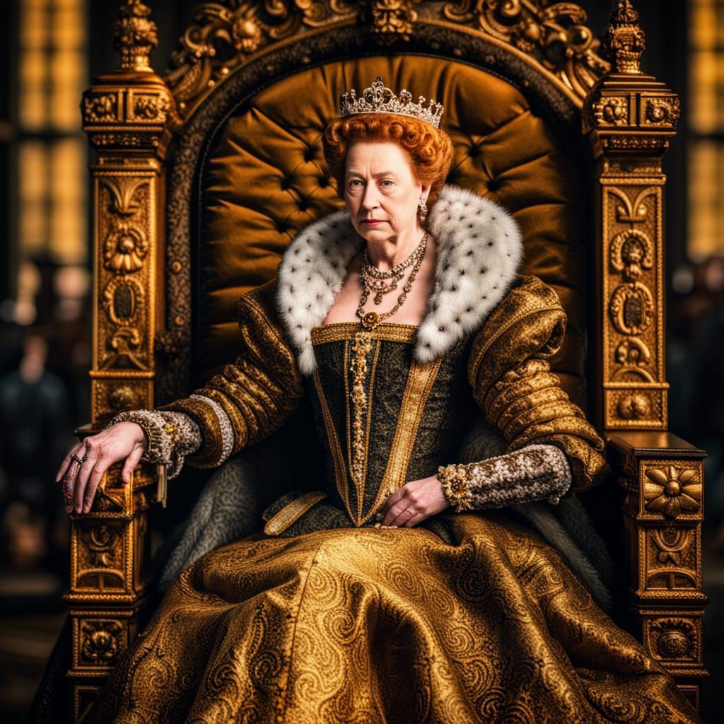 Queen Elizabeth I - AI Generated Artwork - NightCafe Creator