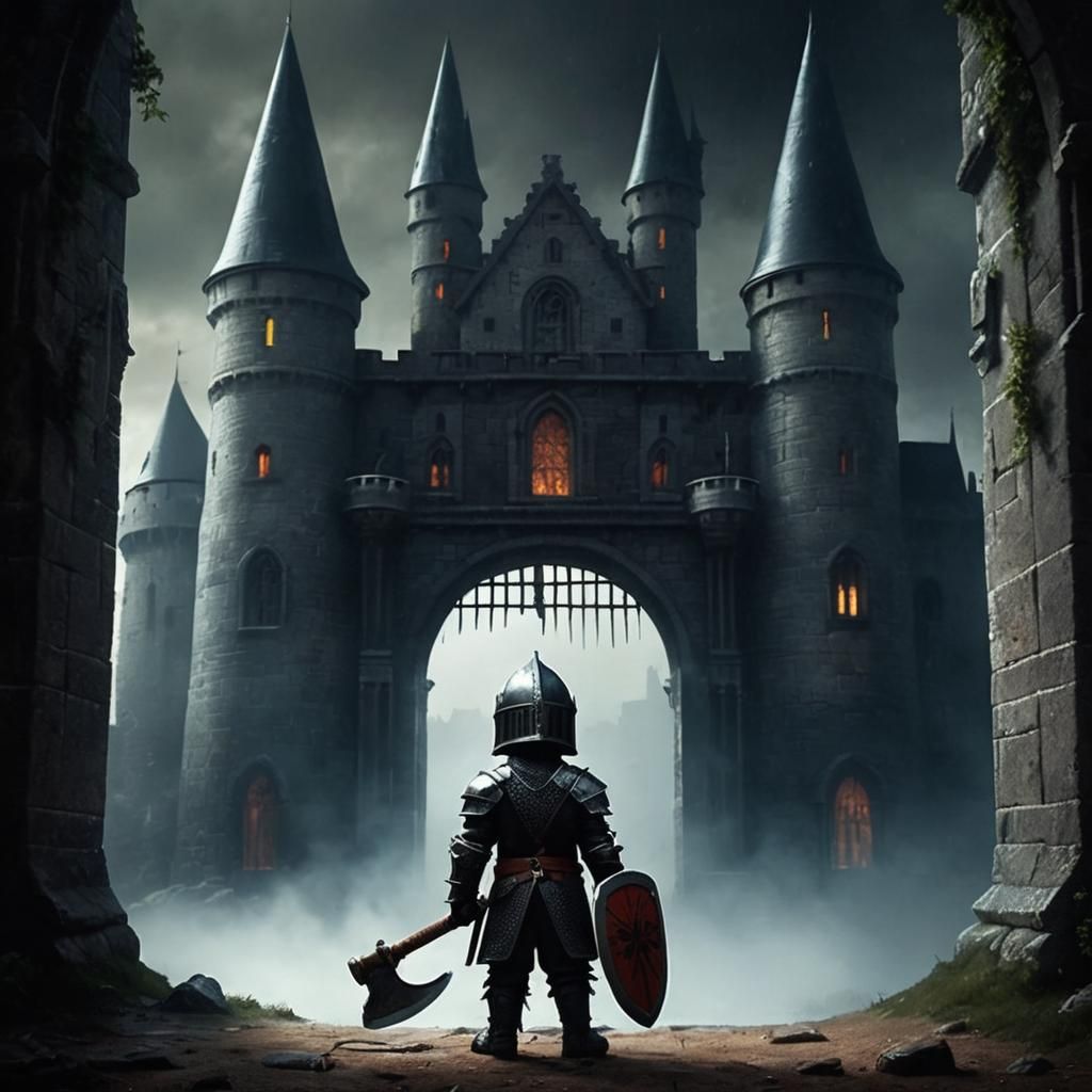 The Tiny Knight - AI Generated Artwork - NightCafe Creator