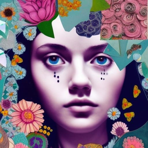 Storybook Collage - AI Generated Artwork - NightCafe Creator