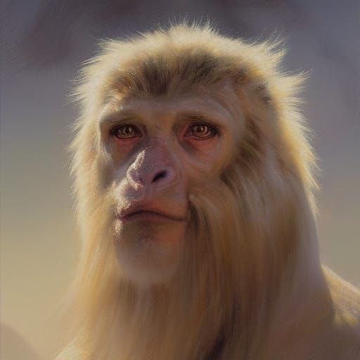 Yeti head and shoulders portrait, 8k resolution concept art portrait by ...