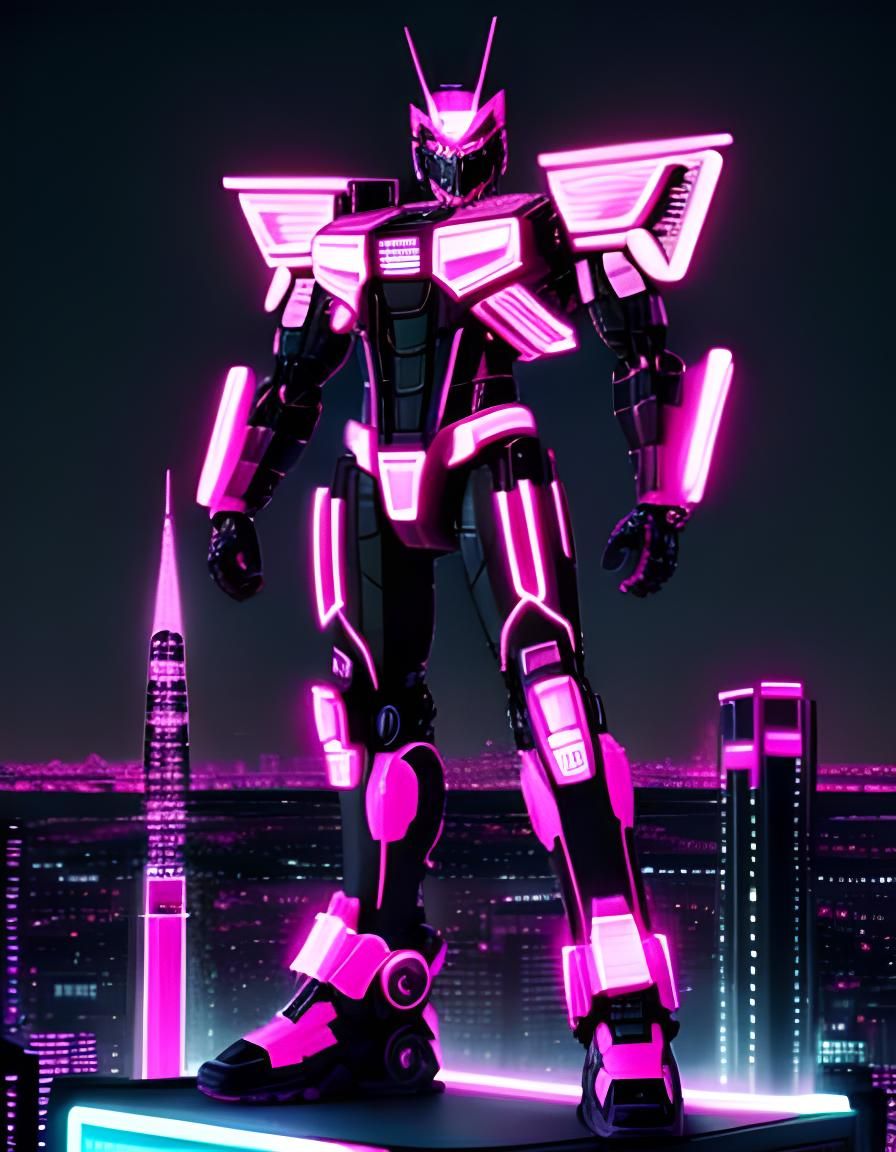 Pink transformer - AI Generated Artwork - NightCafe Creator