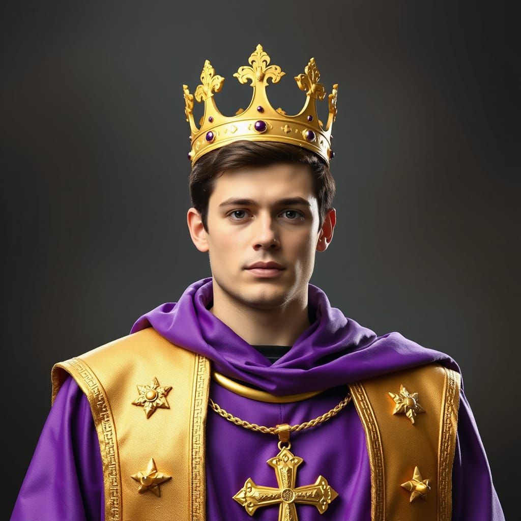 Superhero Peter Parker in Regal Attire - AI Art