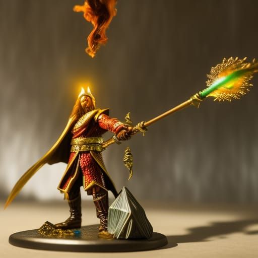 wizard. cubist painting, Neo-Cubism, layered overlapping geometry, art ...