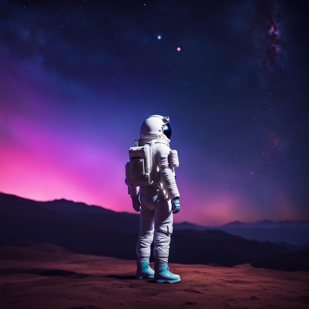 An Evening Alien Sky. - AI Generated Artwork - NightCafe Creator