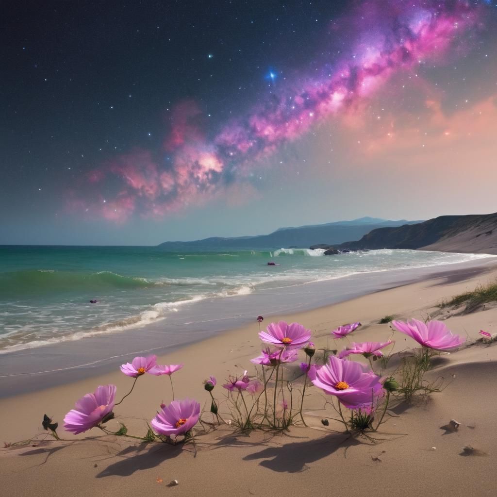 Alien beach - AI Generated Artwork - NightCafe Creator