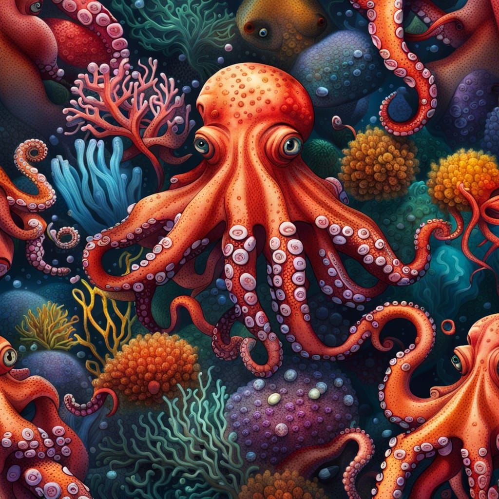 Octopus 2 - AI Generated Artwork - NightCafe Creator