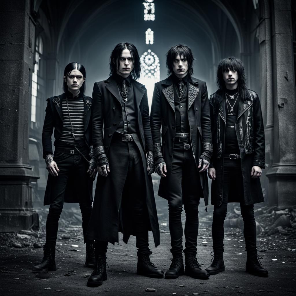goth band - AI Generated Artwork - NightCafe Creator