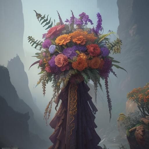 Exotic Bouquet - AI Generated Artwork - NightCafe Creator