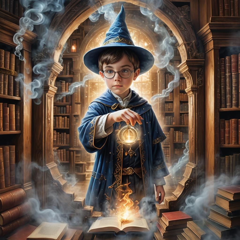 Wizard back to school - AI Generated Artwork - NightCafe Creator