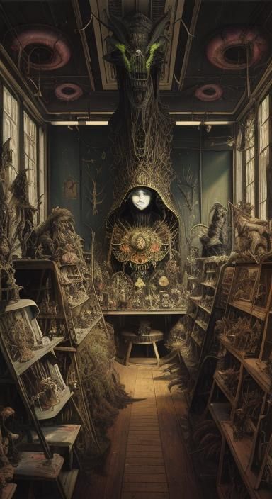 MUSEUM JANITOR ROOM - AI Generated Artwork - NightCafe Creator