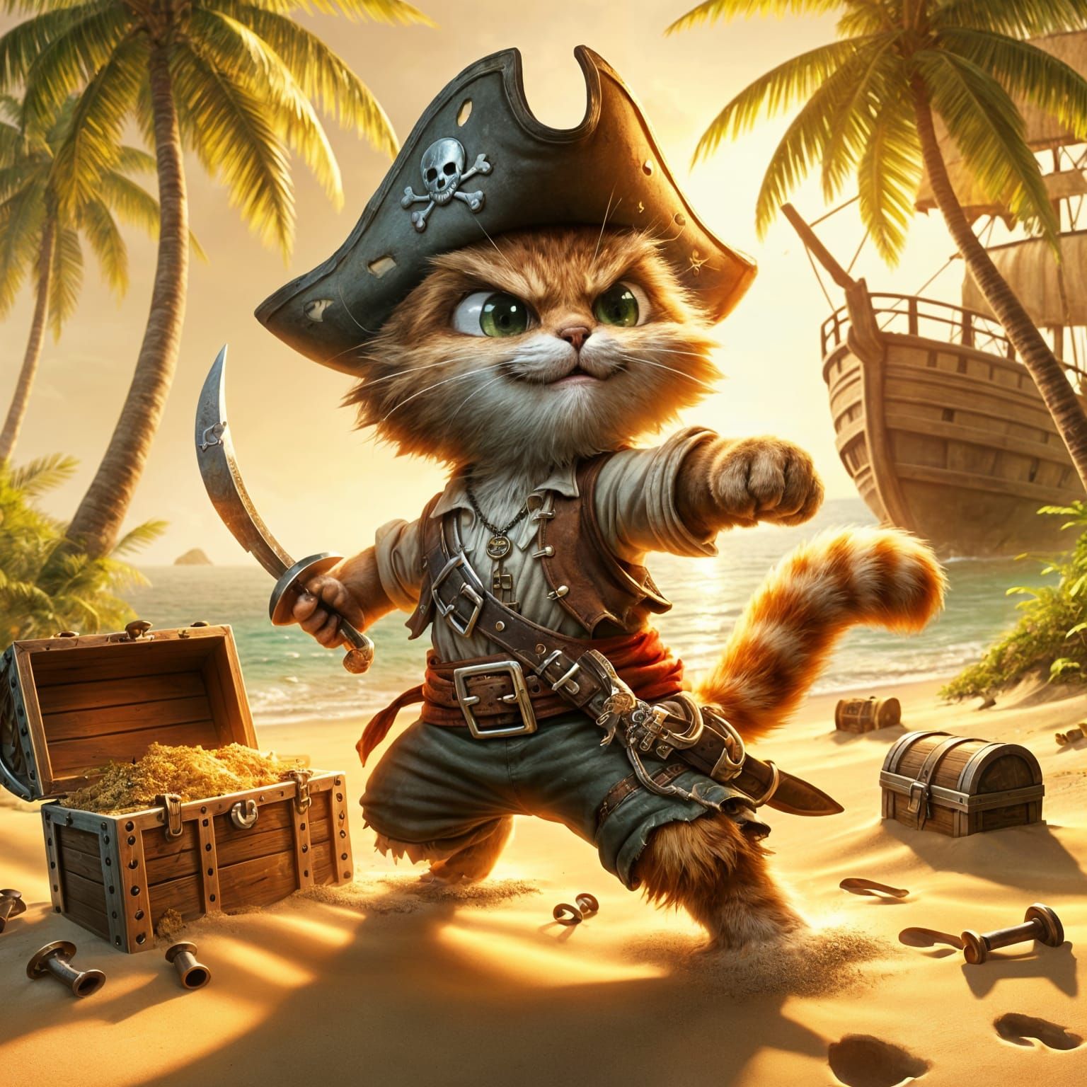 Treasure Hunter Tabby - Treasure Hunter Tabby