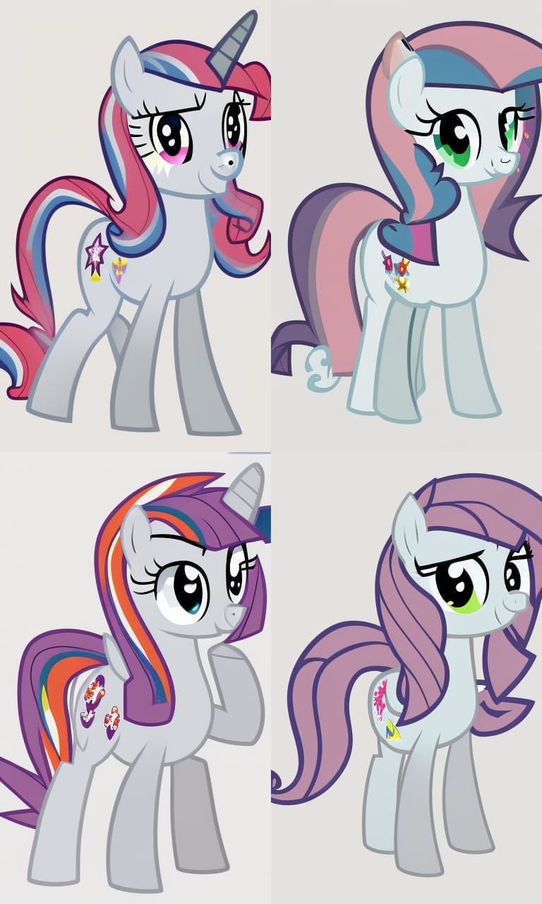 My little pony - AI Generated Artwork - NightCafe Creator