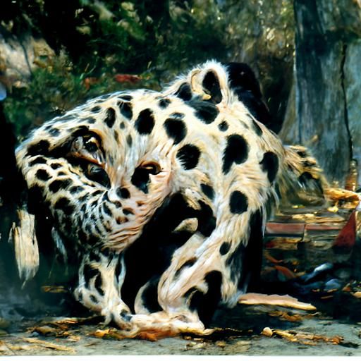Deaf leopard - AI Generated Artwork - NightCafe Creator