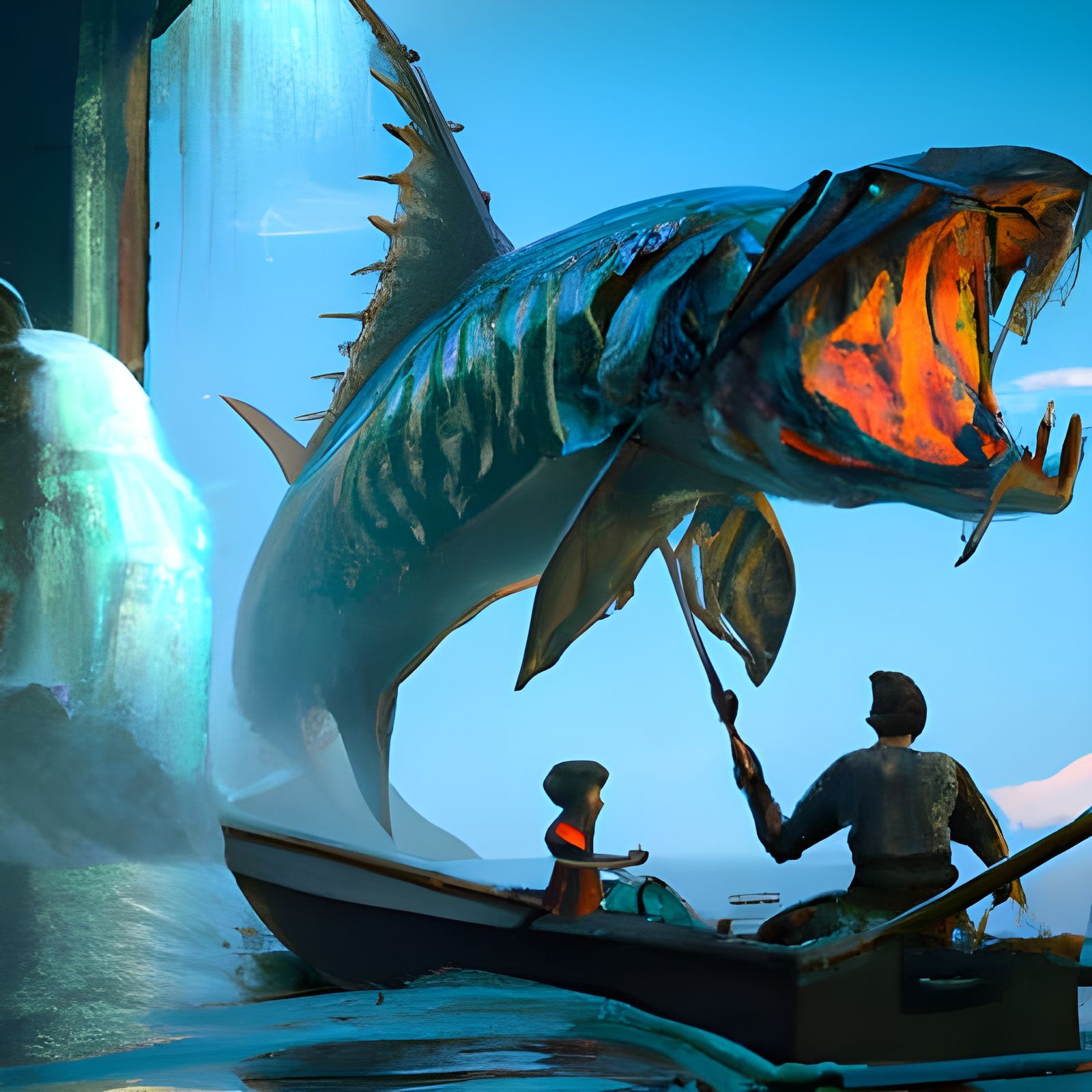 Incredible Fishing #6 - AI Generated Artwork - NightCafe Creator
