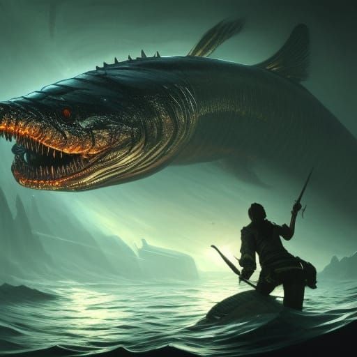 The Great Eel - AI Generated Artwork - NightCafe Creator