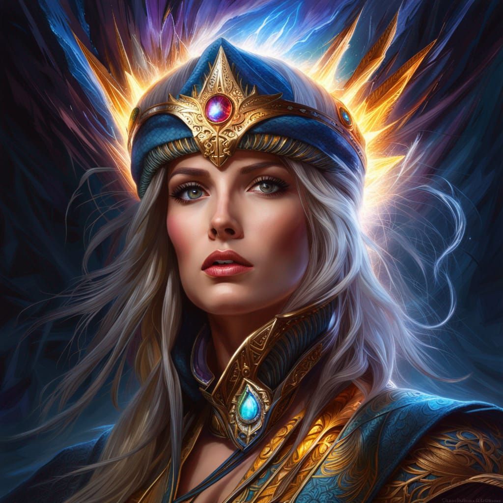 Beautiful Mage, Oracle and Enchantress _ #04 - AI Generated Artwork ...
