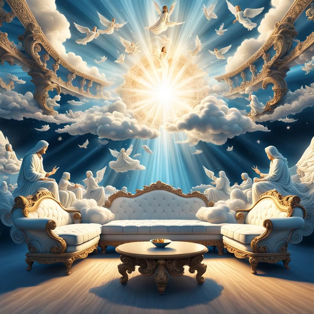 Divine sofa - AI Generated Artwork - NightCafe Creator