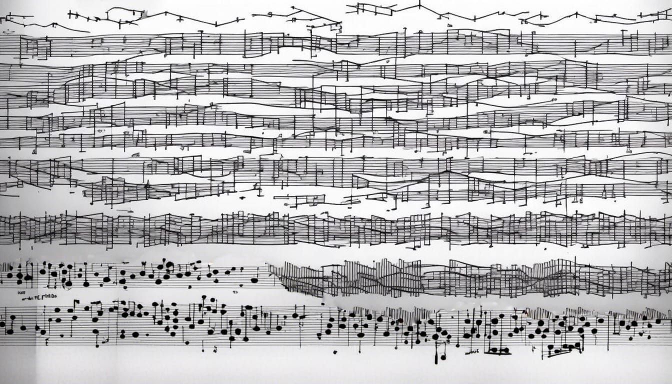 graphic score - AI Generated Artwork - NightCafe Creator