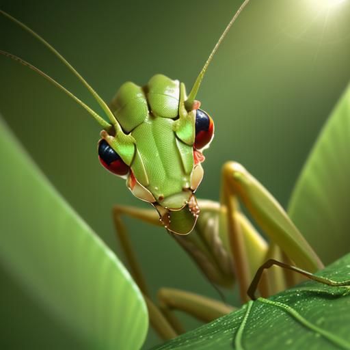 Alien Mantis - AI Generated Artwork - NightCafe Creator