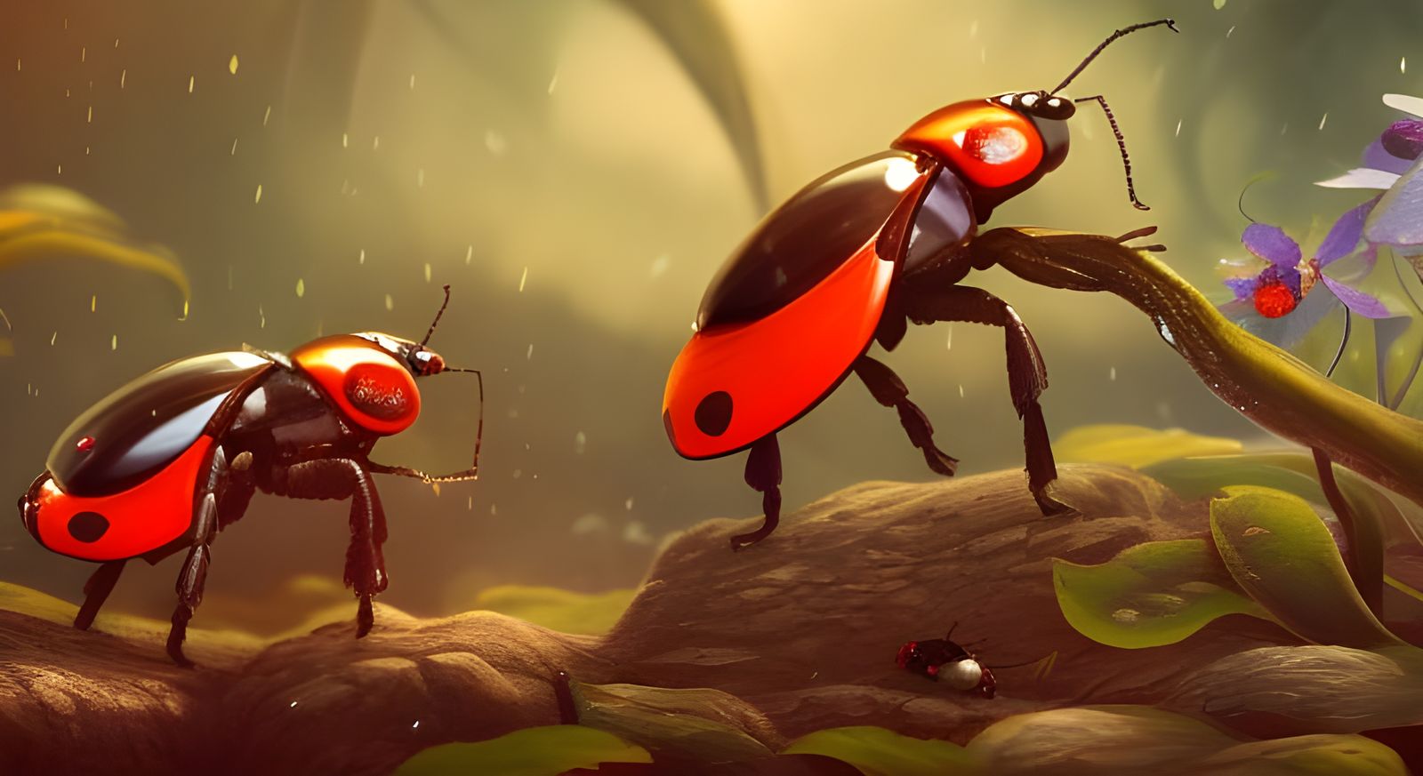 Friendly Insect 03. - AI Generated Artwork - NightCafe Creator