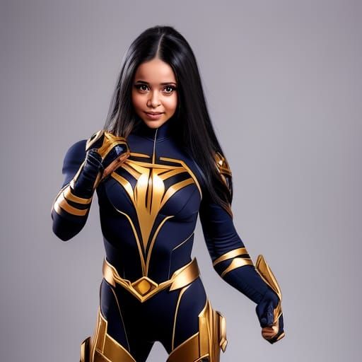 super jenna ortega - AI Generated Artwork - NightCafe Creator