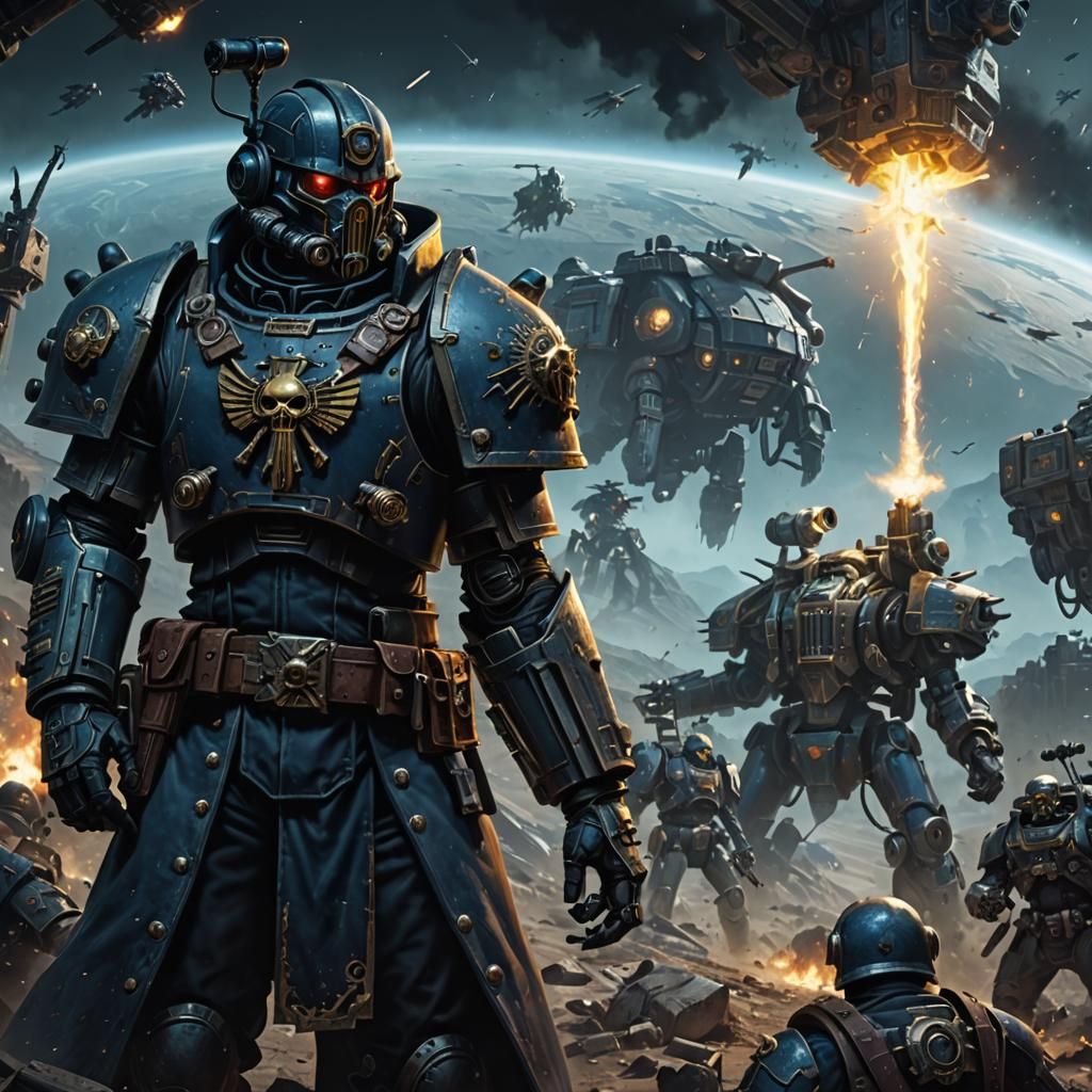 Warhammer 40k - AI Generated Artwork - NightCafe Creator
