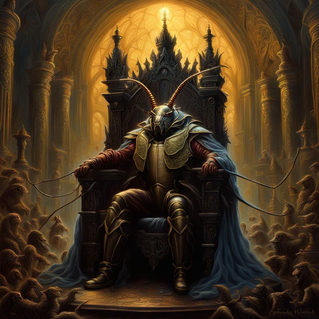 Cockroach King - AI Generated Artwork - NightCafe Creator