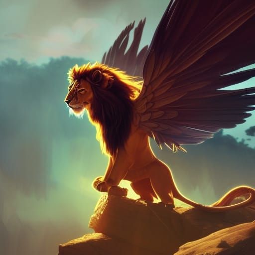 Simba-wing - AI Generated Artwork - NightCafe Creator