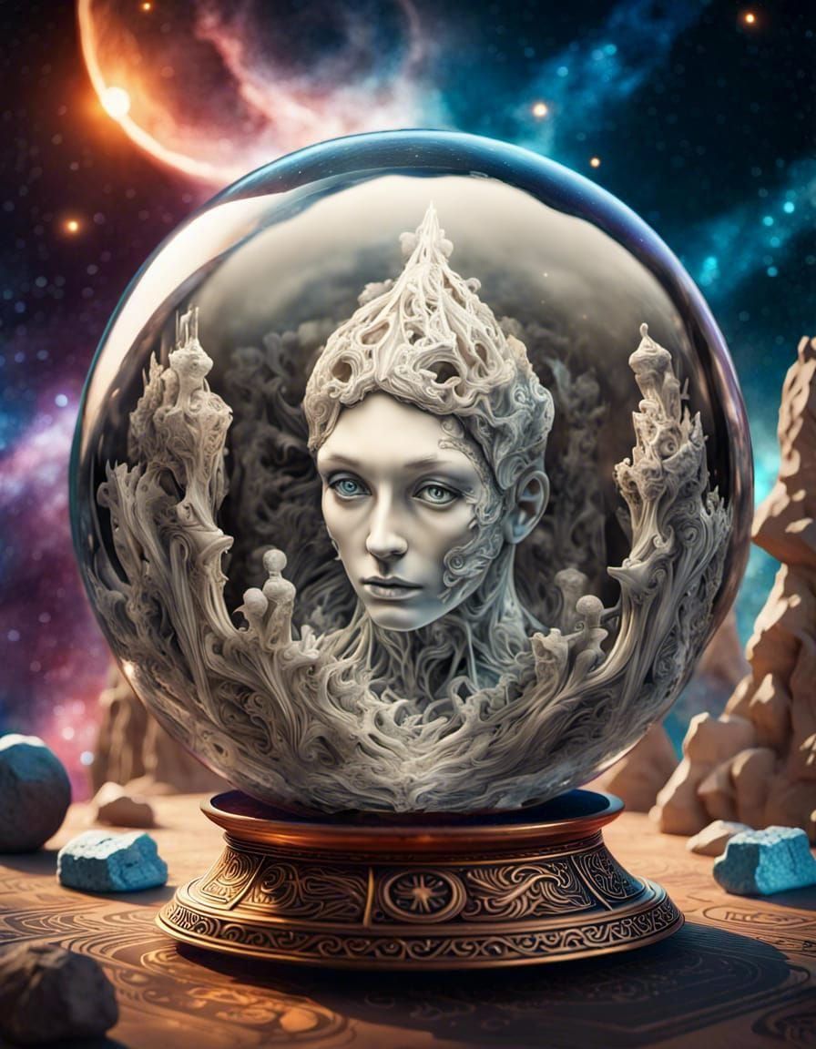 Trapped celestial being - AI Generated Artwork - NightCafe Creator