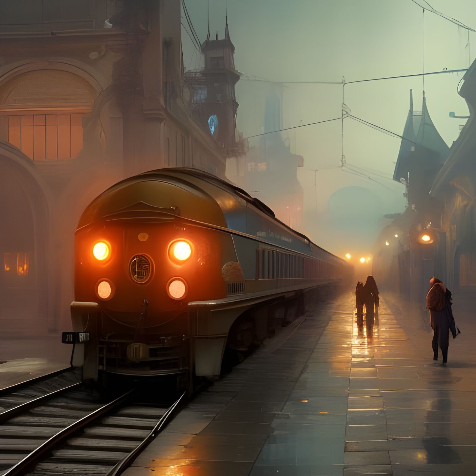 This is obviously a train - AI Generated Artwork - NightCafe Creator