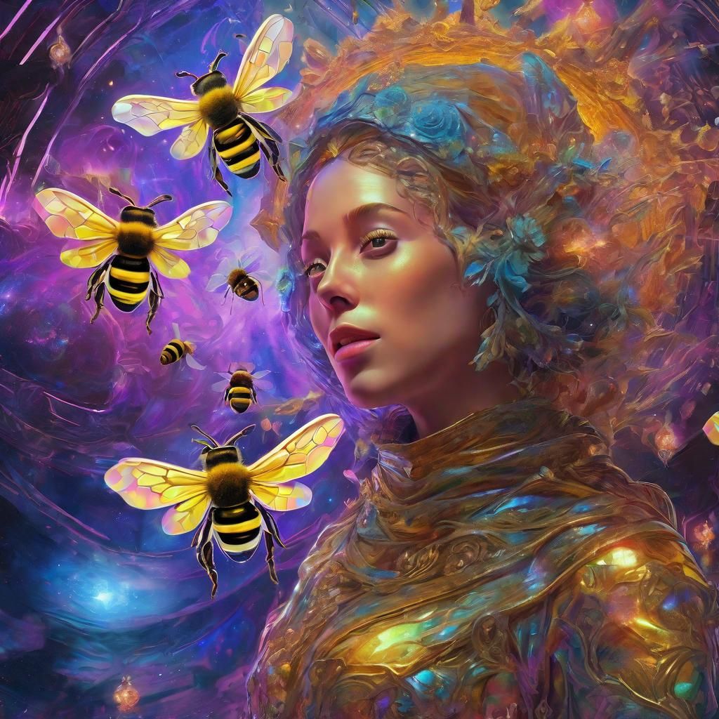 The "Thias", bee nymphs who used honey for prophecies. 8 resolution ...
