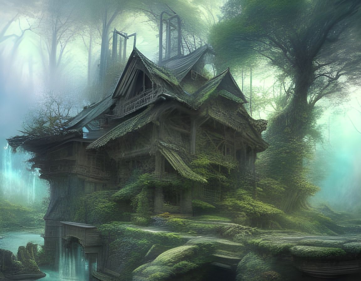 The Old Marsten House (Strange Houses #7) - AI Generated Artwork ...