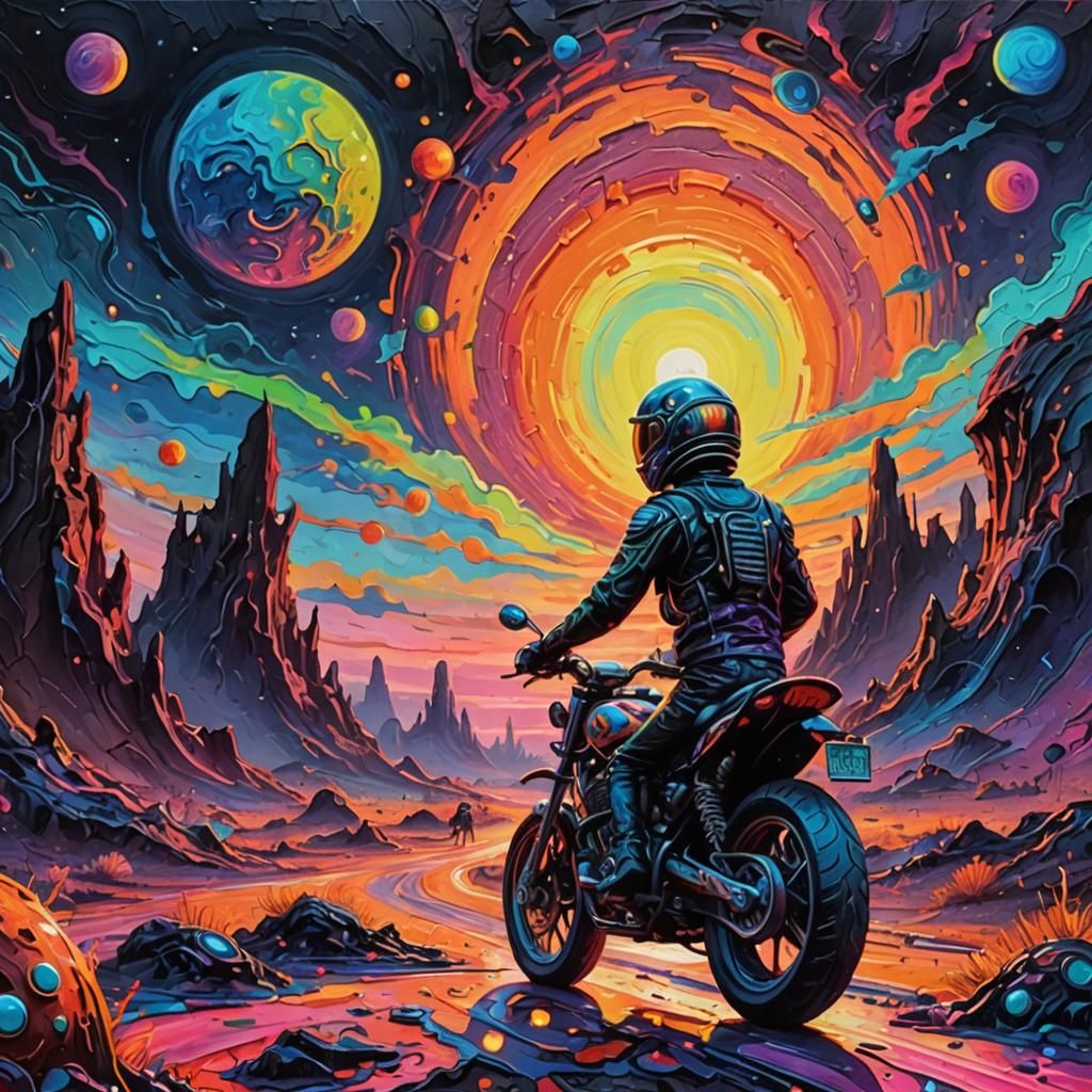 Long way Round - AI Generated Artwork - NightCafe Creator