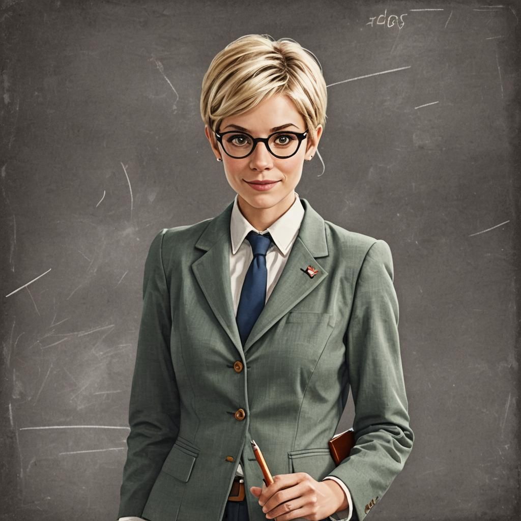 Pixie as teacher - AI Generated Artwork - NightCafe Creator