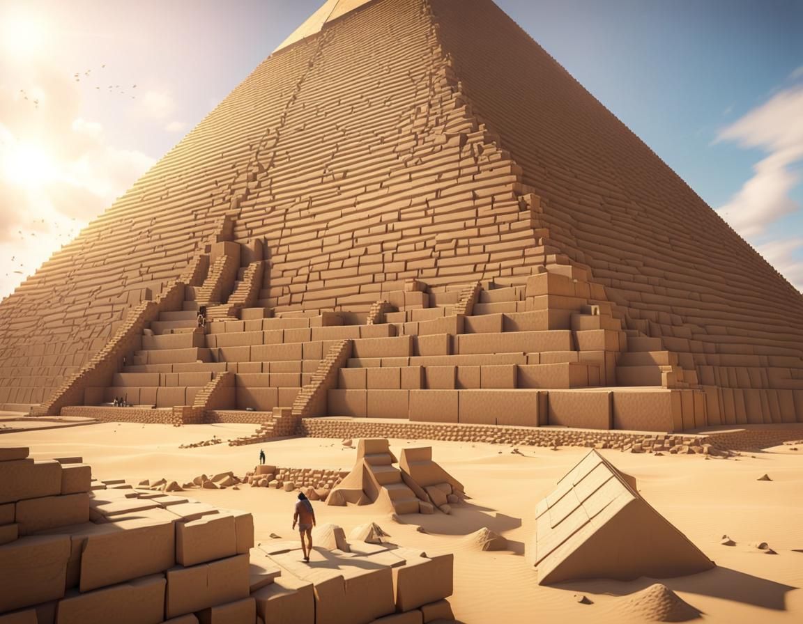 The Great Pyramids - AI Generated Artwork - NightCafe Creator